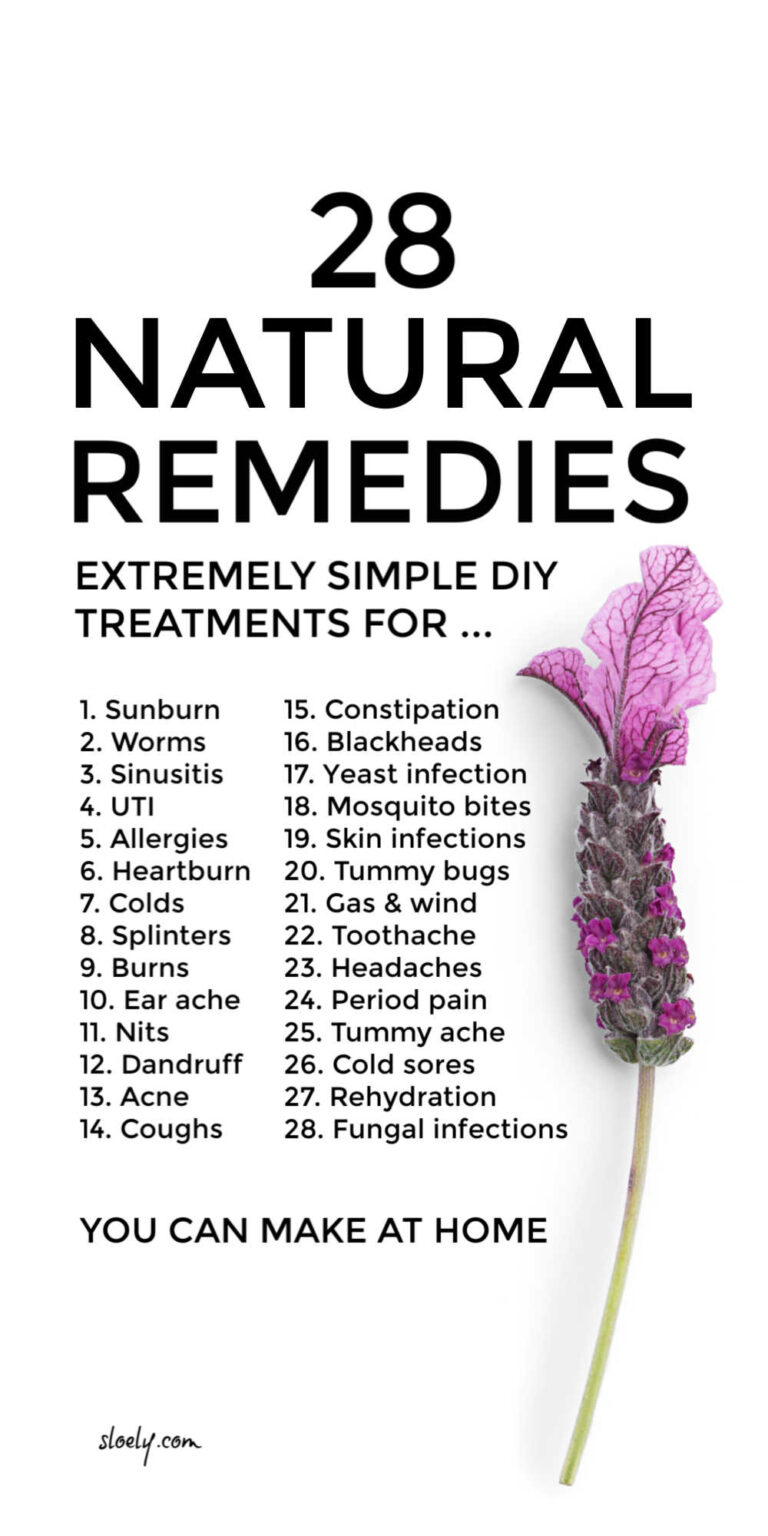 Simple DIY Natural & Homemade Remedies