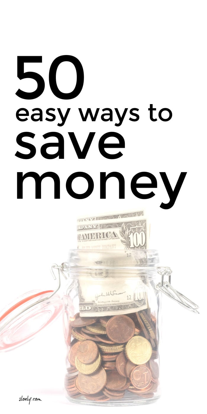 Easy Ways To Save Money