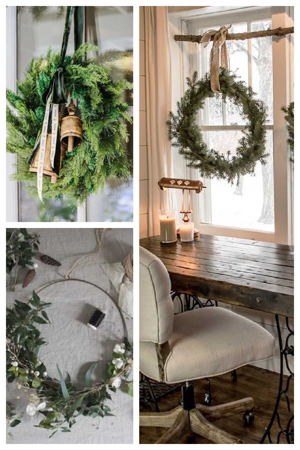 Simple DIY Christmas Wreaths