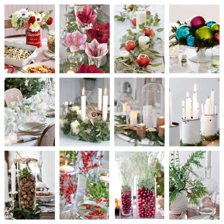 Quick & Easy Christmas Table Decoration