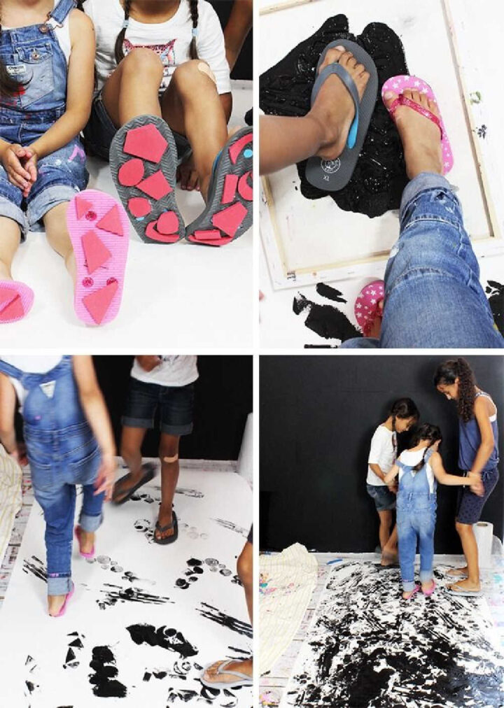 Feet Painting For Kids